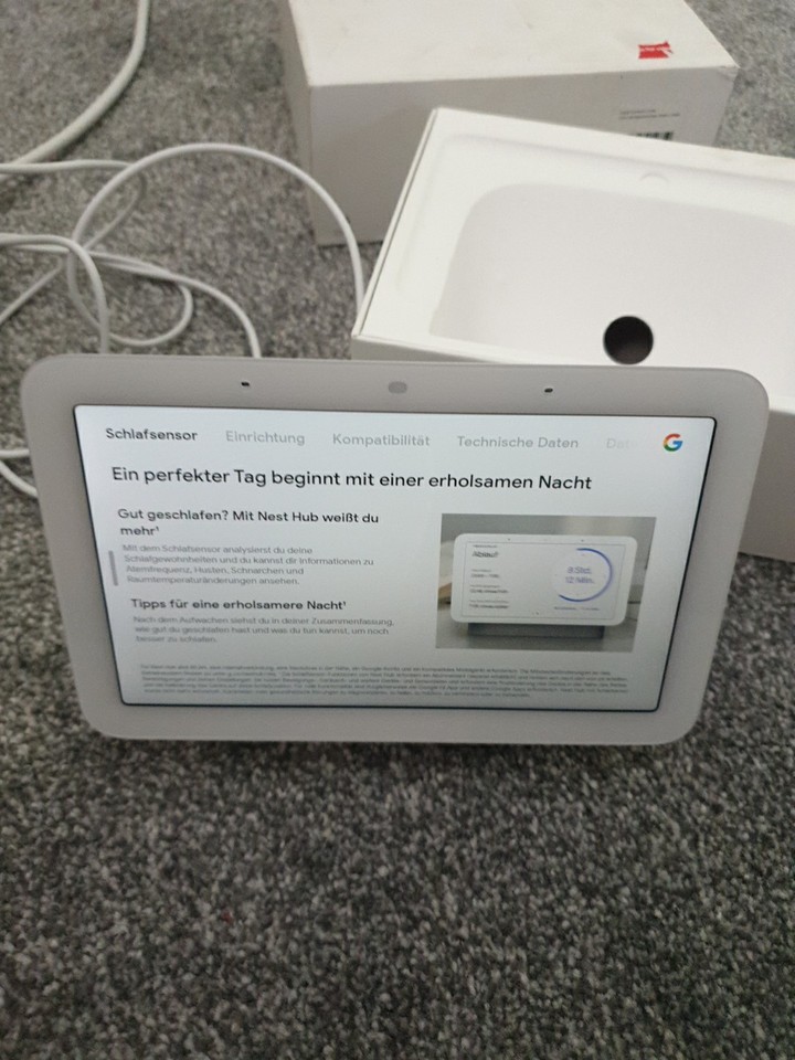 Google Nest Hub 2nd Gen - MICRO-USB PORT - NOT STANDARD Smart Speaker ...