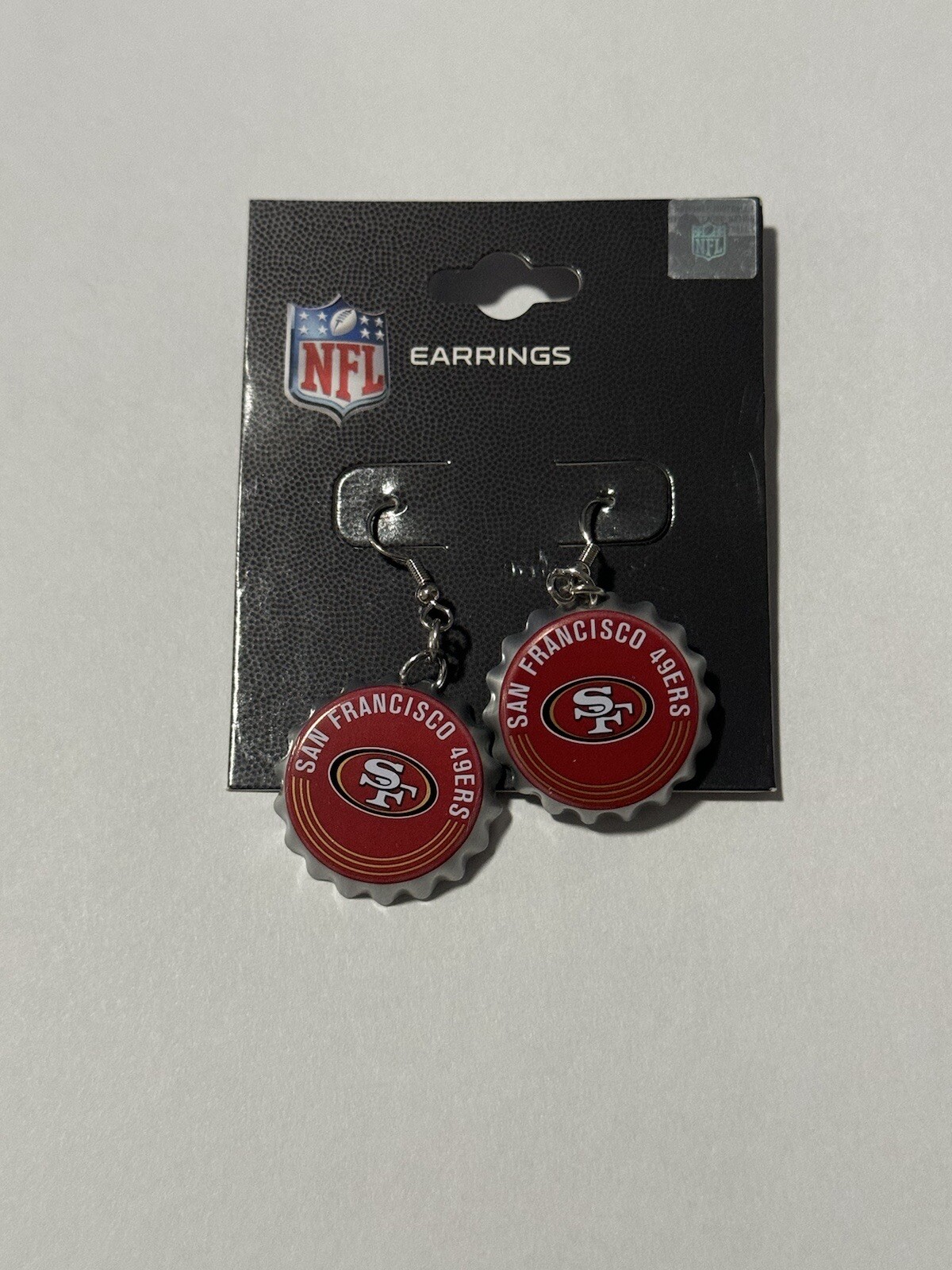 San Francisco 49ers NFL football Team Logo Earrings US STOCK SHIPPING ...