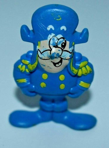 Vintage Captain Cap'n Crunch Blue Mini Figure Cereal Premium Toy PVC ...