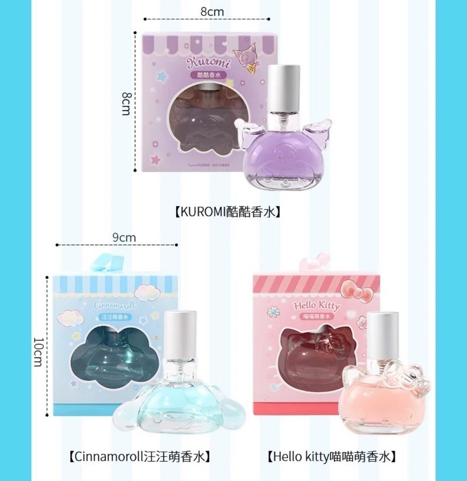 Sanrio Miniso Hello Kitty Kuromi Cinnamoroll Perfume Fragrance 10ml 0. ...