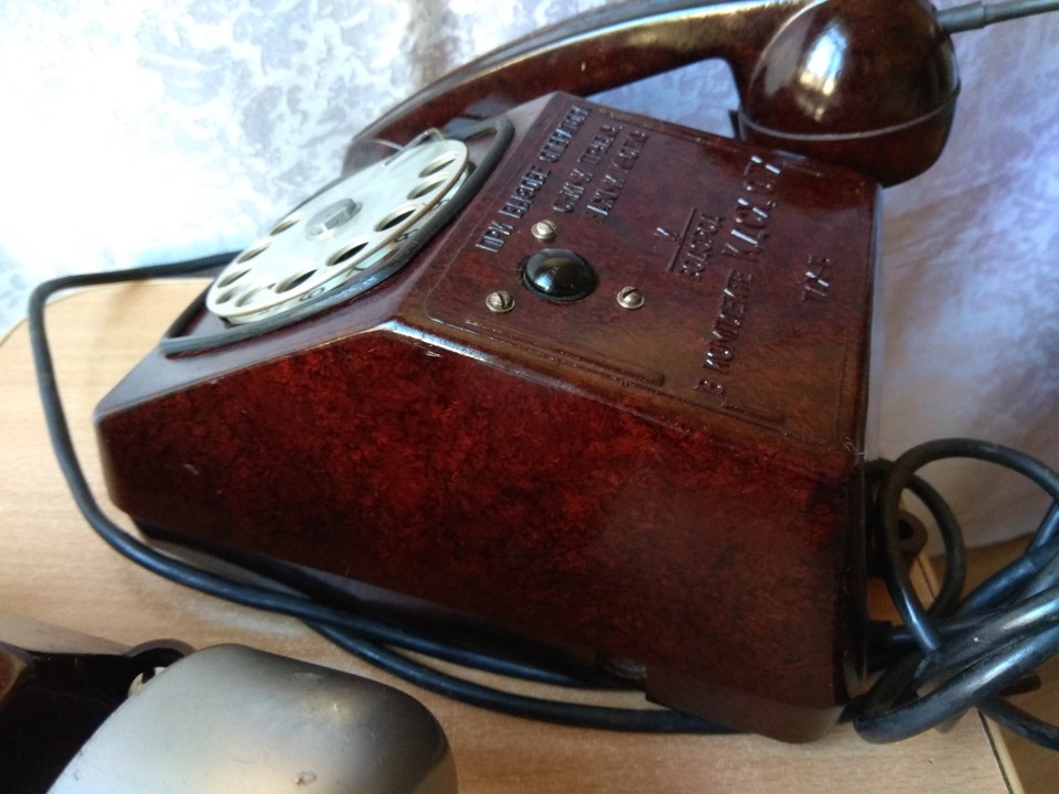 RARE Soviet Russian Military phone USSR Wall TAX-B EXPLOSIVE ZONES ...