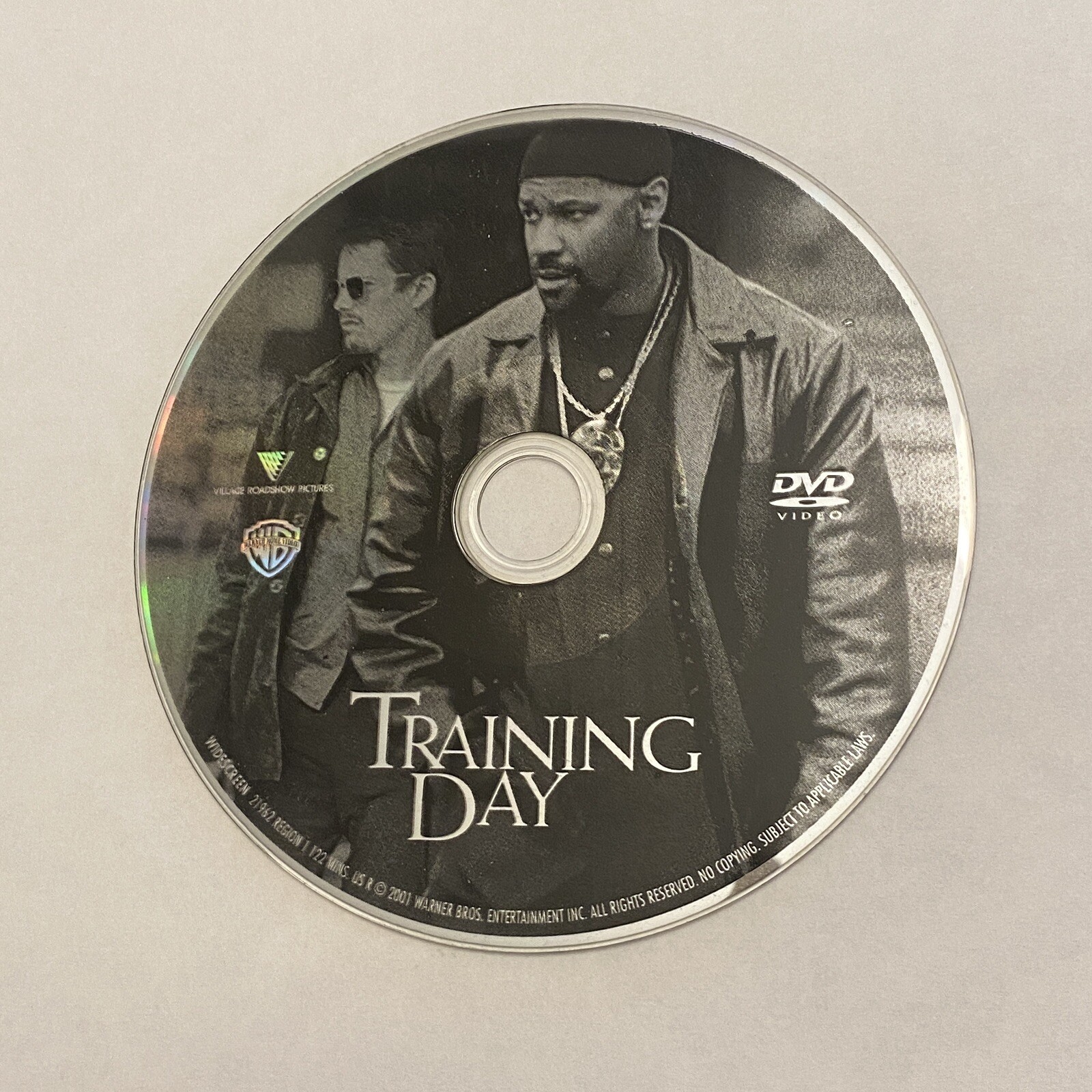 Training Day (DVD, 2001) - DISC ONLY Denzel Washington Ethan Hawke No ...