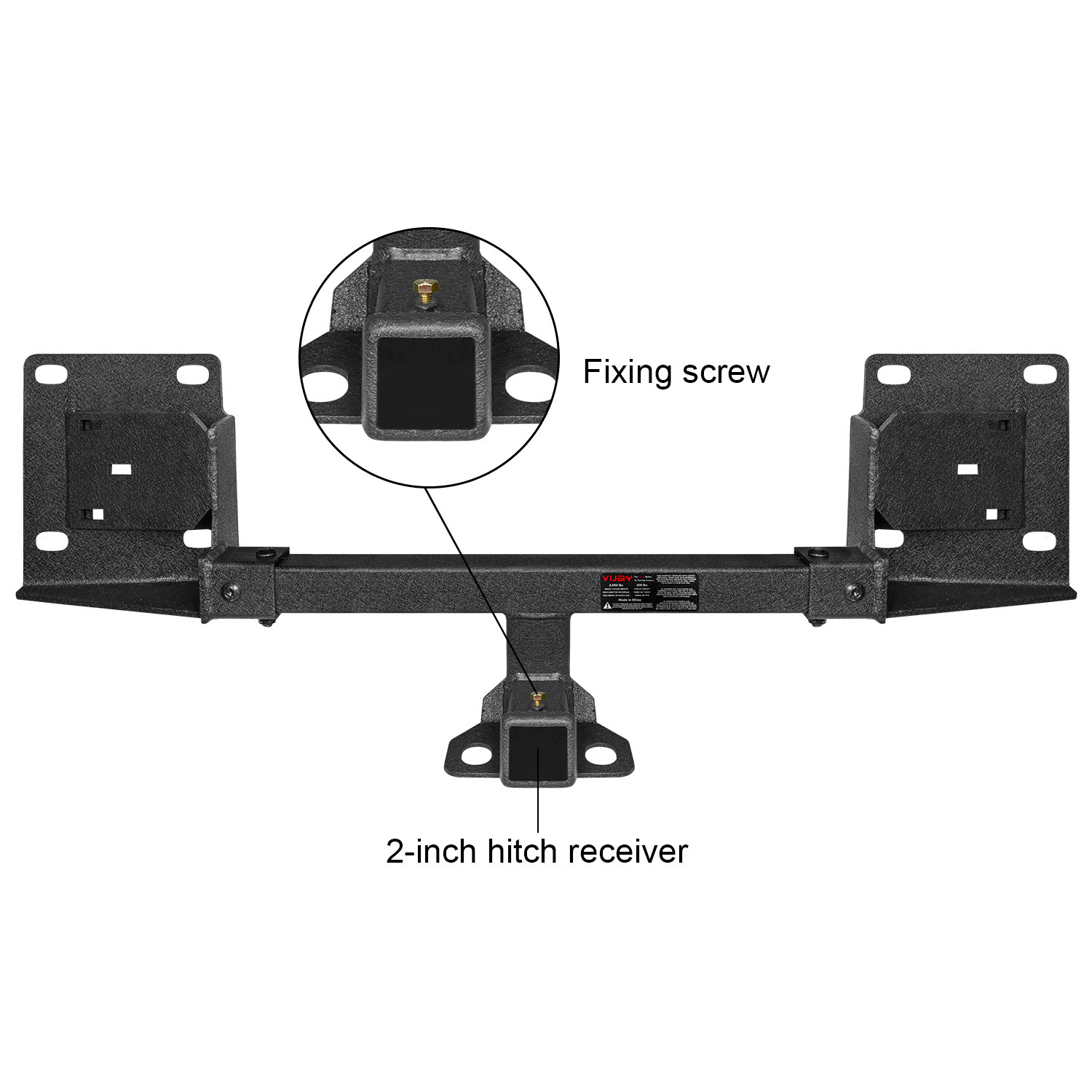 VIJAY Fits 2017-2023 Tesla Model 3 Trailer Hitch Receiver W/Hitch ...