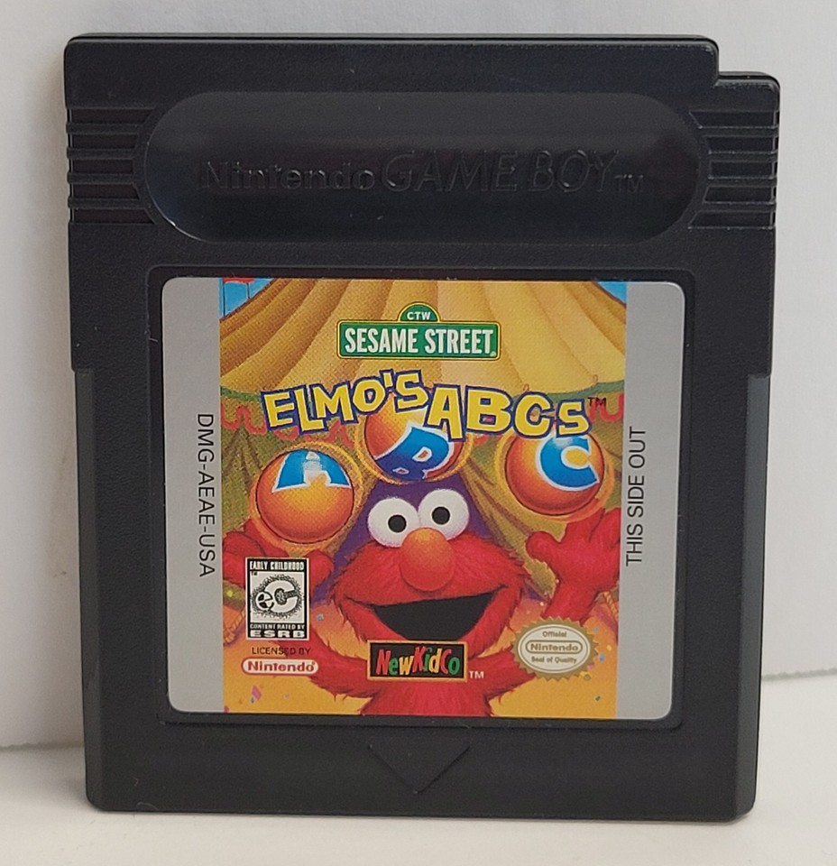 Sesame Street Elmo's ABC’s (Nintendo Gameboy Color) Cart Only Tested ...