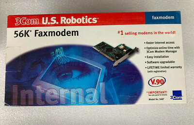 3com US Robotics 56k modem card Model 5687 Brand New 738168014279| eBay