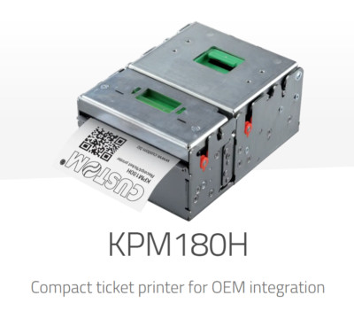 Custom - Compact thermal ticket printer for OEM integration KPM180H ...