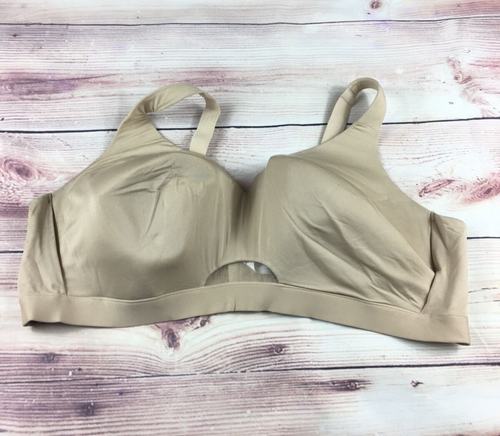 Lane Bryant Cacique No Wire Full Coverage Bra Size 48DD Beige *Damaged ...