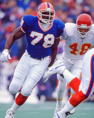 Buffalo Bills BRUCE SMITH Glossy 8x10 Photo NFL Football Print Poster ...