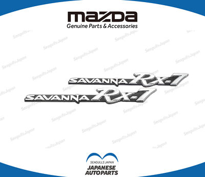 MAZDA Genuine OEM RX-7 RX7 SAVANNA SA22C 1983-1985 Fender Badge Emblem ...