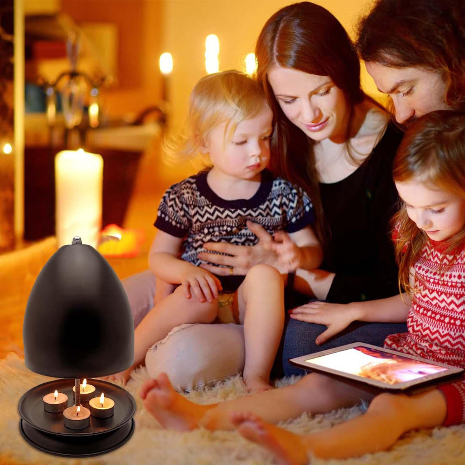 Tea Light Oven Double-Walled Radiator Candle Heater for 6 Tealights ...