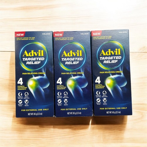 Advil Targeted Relief Pain Relieving Cream Topical LOT x 2 x 2.3 oz EXP ...