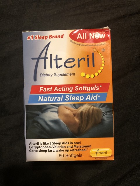 Alteril Fast Acting Natural Sleep Aid Softgels Melatonin 60ct for sale ...
