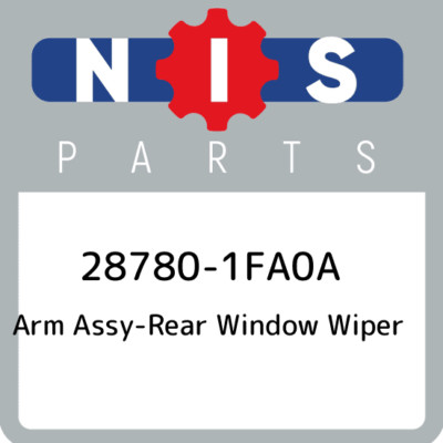 28780-1FA0A Nissan Arm assy-rear window wiper 287801FA0A, New Genuine ...