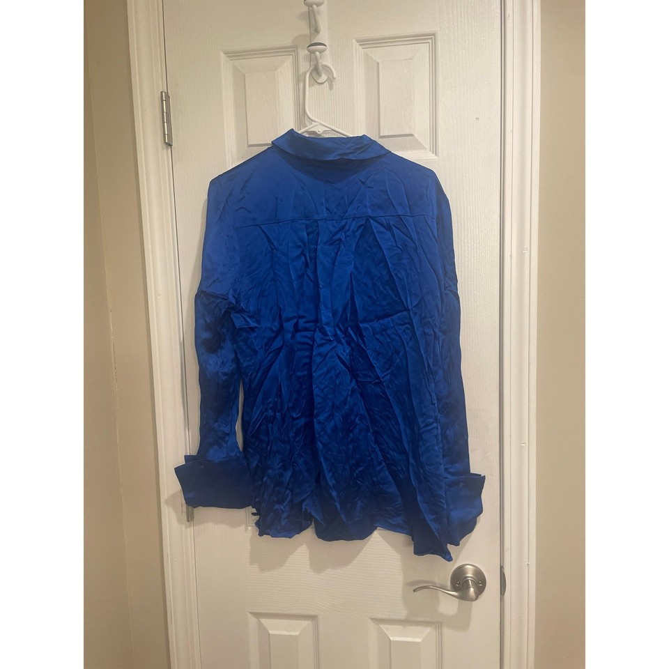 Reiss Hailey Silk Button Down Blouse, A63 | eBay