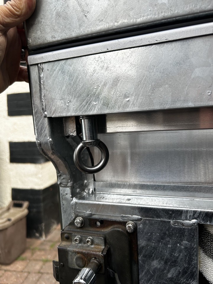 NEW Land Rover Series 2 2a 3 STAINLESS STEEL & SHERARDIZED Door Top to ...