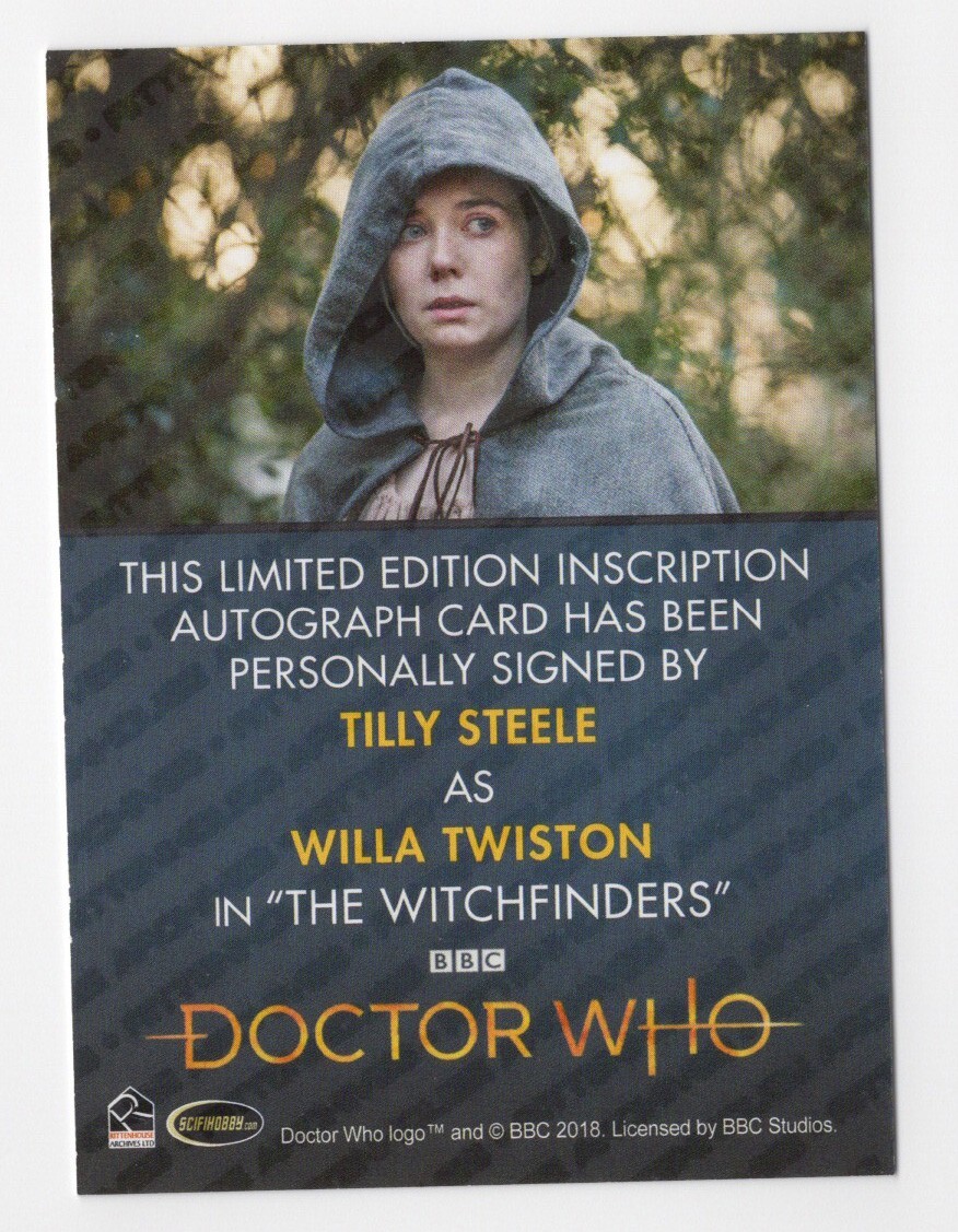 Tilly Steele Willa Twiston DOCTOR WHO Series 11 & 12 Inscription ...