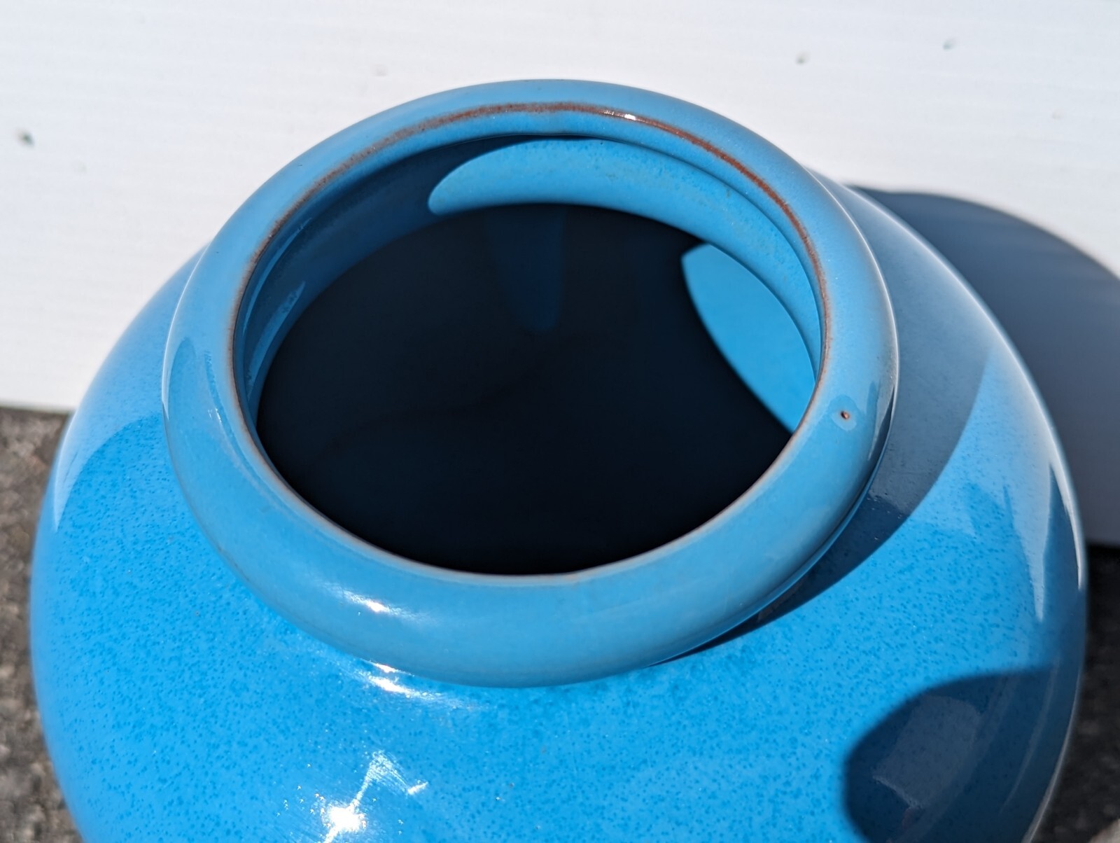 Rare Vintage Robins Egg blue mountain pottery canada Metropolis 751 ...