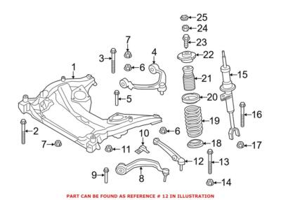 Genuine OEM Front Left Lower Rearward Suspension Control Arm For BMW ...