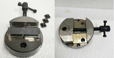 Round Vise 3" & 4" V-Grooves Jaw With 3 T Nuts For Rotary Table ...