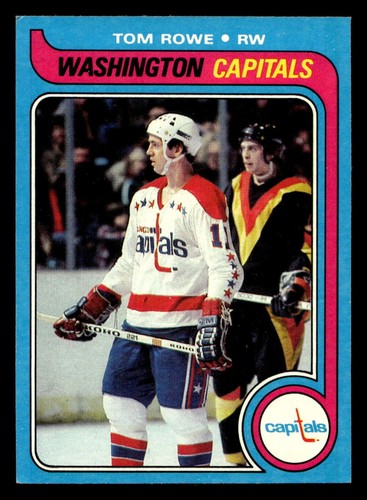 1979-80 Topps #113 Tom Rowe Ex-Mint RC Rookie Capitals | eBay