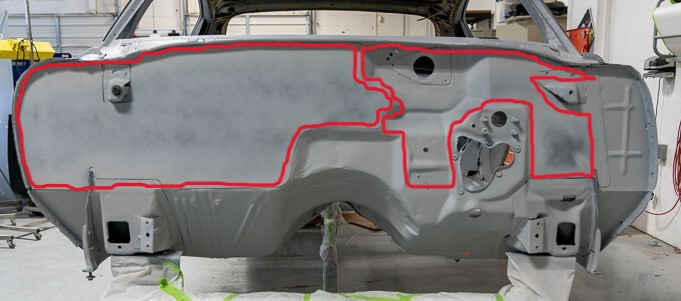 1968-1972 Chevy Chevelle/Malibu/GTO/El Camino 2 Piece Firewall Panel ...