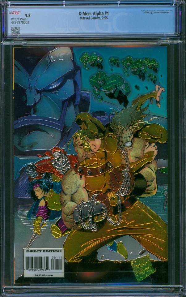 X-MEN ALPHA 1 CGC 9.8 WHITE PAGES BLINK MORPH 1ST DARK BEAST MARVEL ...