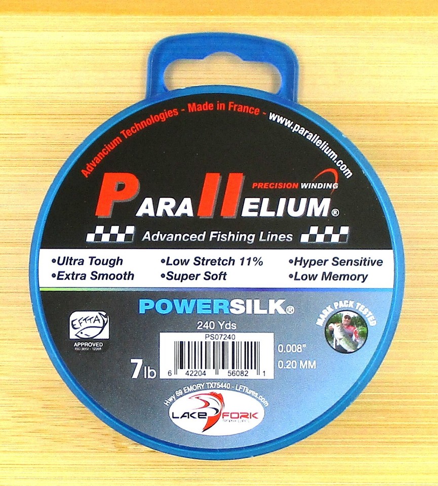 (6) Spools Parallelium 7Lb Power Silk Advanced Fishing Line Brand New ...