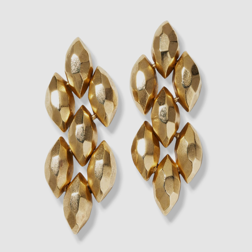 $290 Oscar De La Renta Women's 14k Gold Plated Small Tank Dangle ...