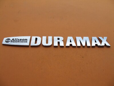 CHEVY SILVERADO GMC SIERRA DURAMAX ALLISON TRANSMISSION EMBLEM LOGO ...