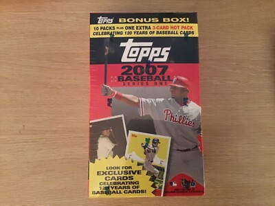 2007 TOPPS BASEBALL SERIES ONE 10 PACK BONUS BOX UNOPENED | eBay