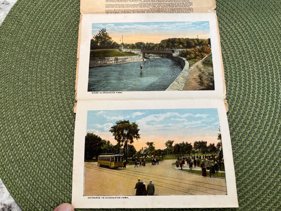 Cleveland Ohio. White Border Souvenir Folder, 16 Views, Posted 8/21 ...