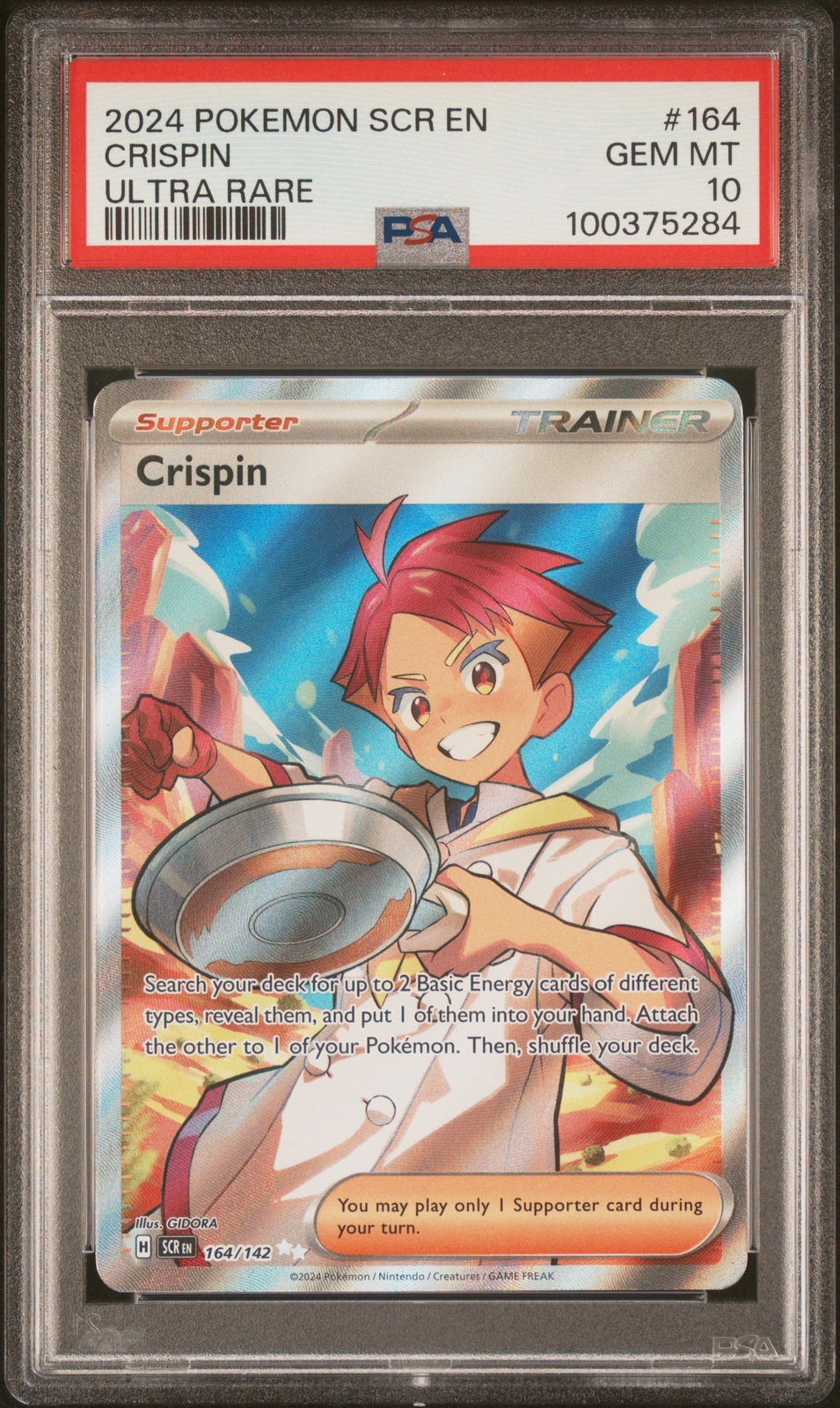 Crispin 2024 Scarlet & Violet: Stellar Crown #164/142 Ultra Rare (Full ...