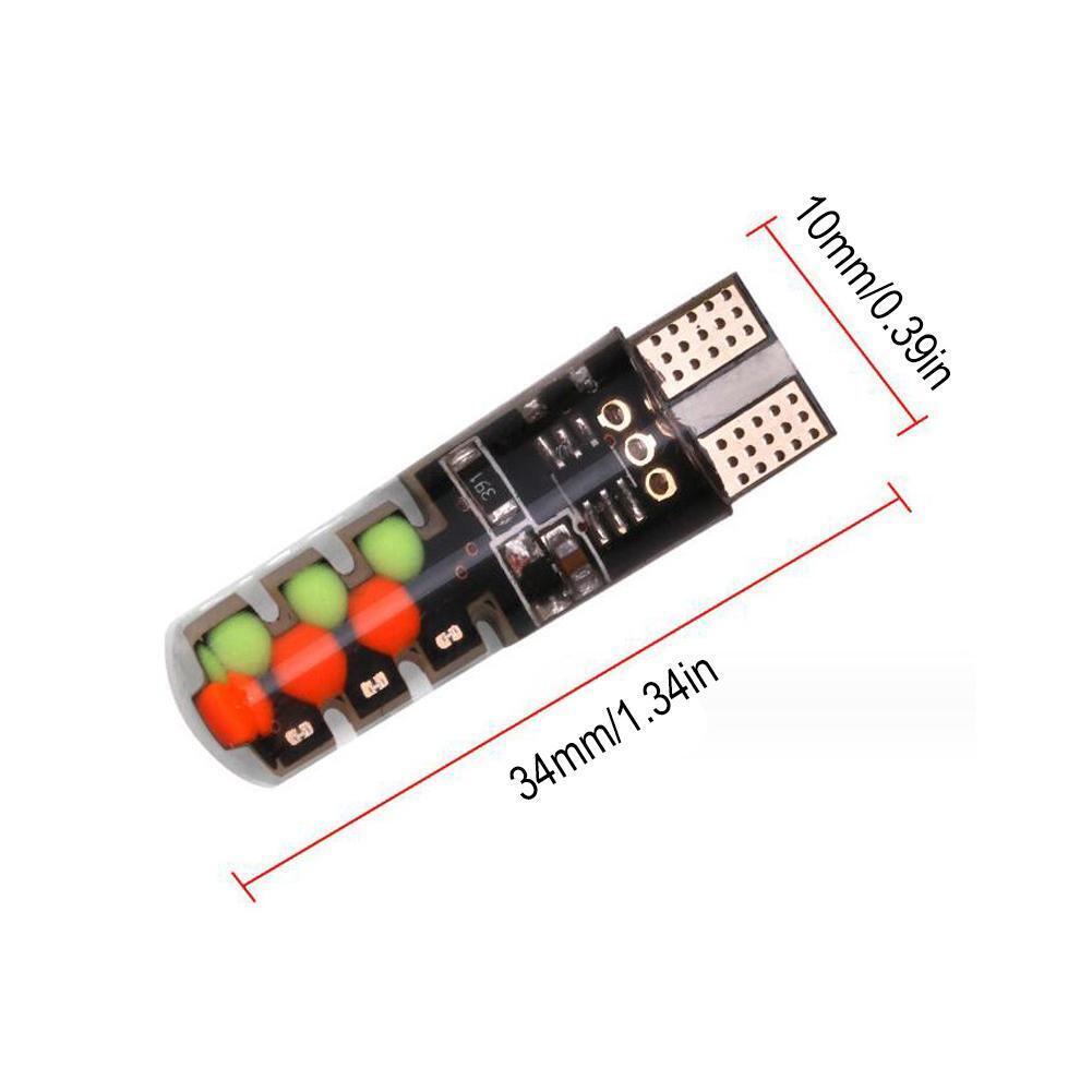 Car LED Colorful T10 RGB COB Indicator Light Multiple Modes Q4A7 | eBay