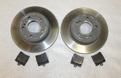 Mercedes W203 Bremsscheibe Bremse Klotz Klötze Hinten links rechts A ...