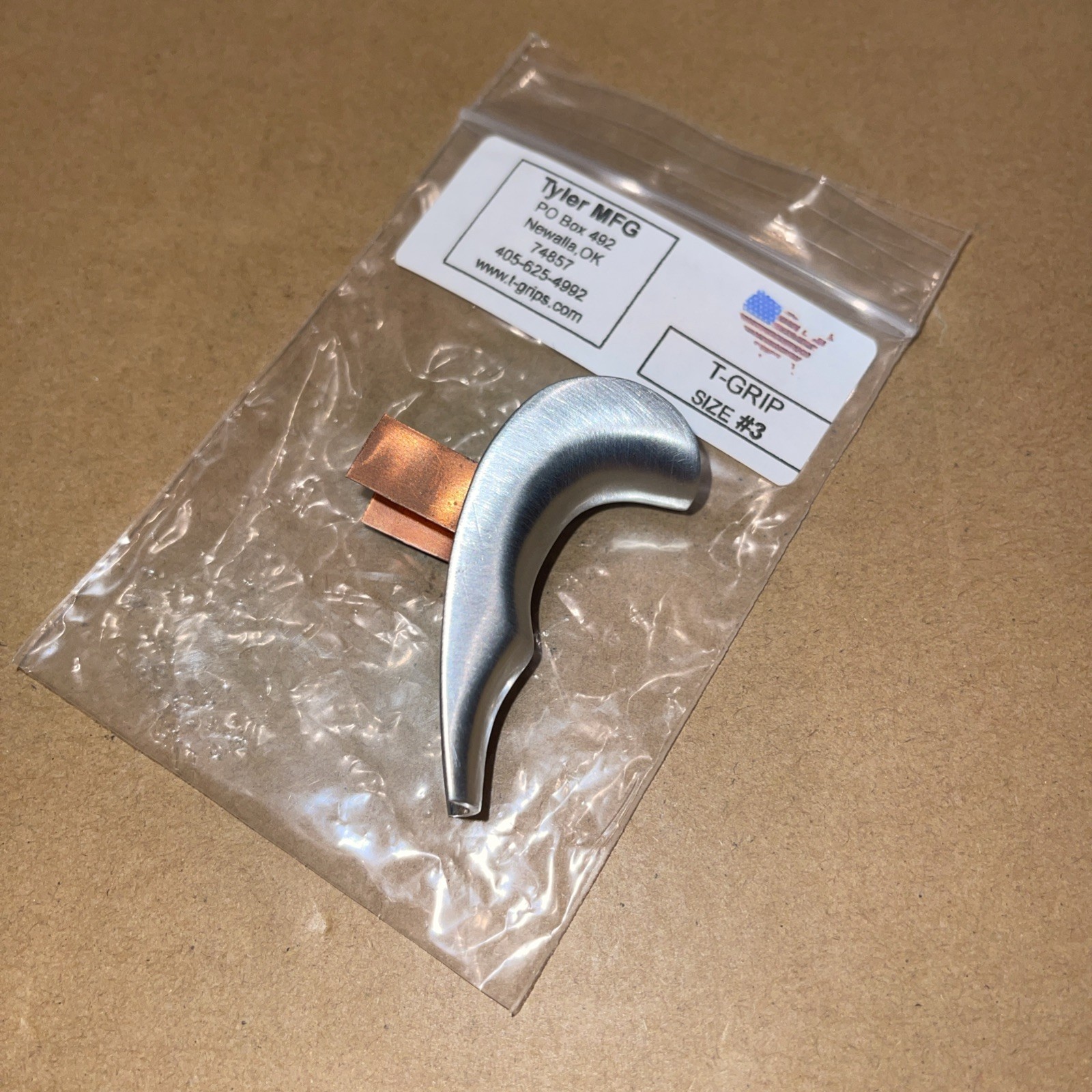 Tyler T-3 Polished T Grip Adapter Smith & Wesson K L Frame Revolver S&W ...