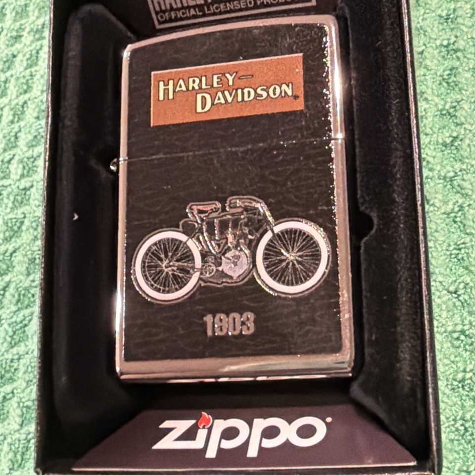 2018 Harley Davidson 1903 Motorcycle Chrome Zippo Lighter NEW | eBay
