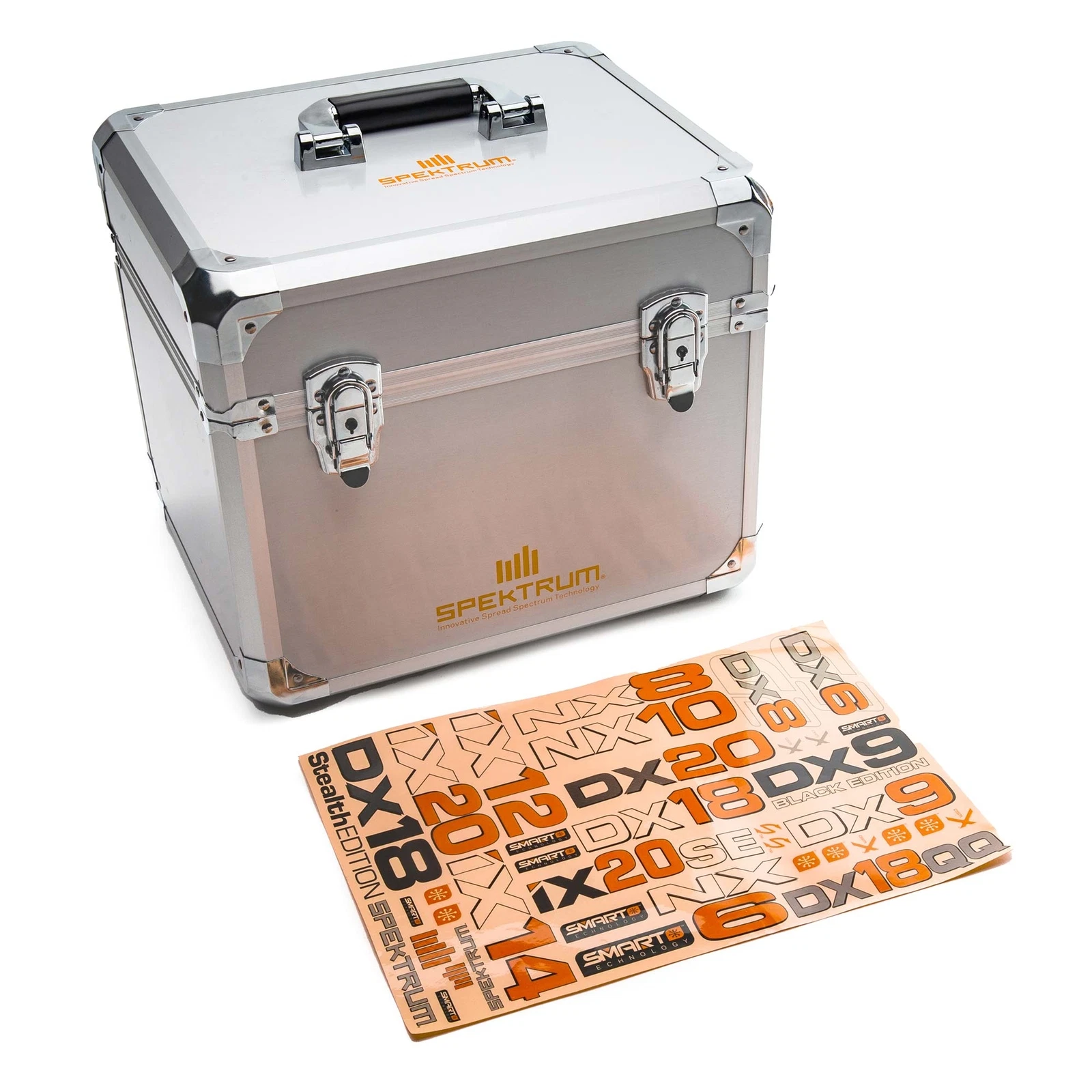 Spektrum SPM6726 Dual Aluminum Stand Up Transmitter Case ...