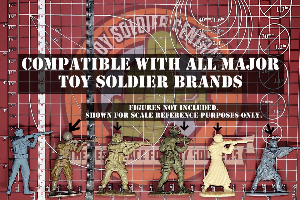 World War 2 Toy Soldiers - US Navy Sailors In Combat 54mm - 1:32 Scale ...