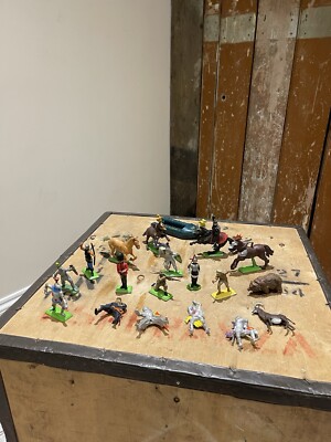 Britains Deetail British Toy Soldiers Army Figures Knights Horses Job ...