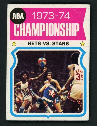 1973-74 Topps ABA Championship Series #249 NBA New York Nets VS Utah ...