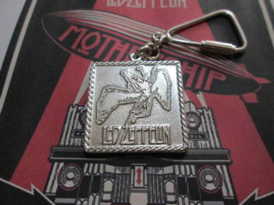 Led Zeppelin 4 symbol keychain made sterling silver 925 -handicraft | eBay