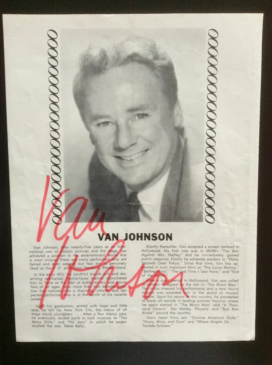 Van Johnson Biography
