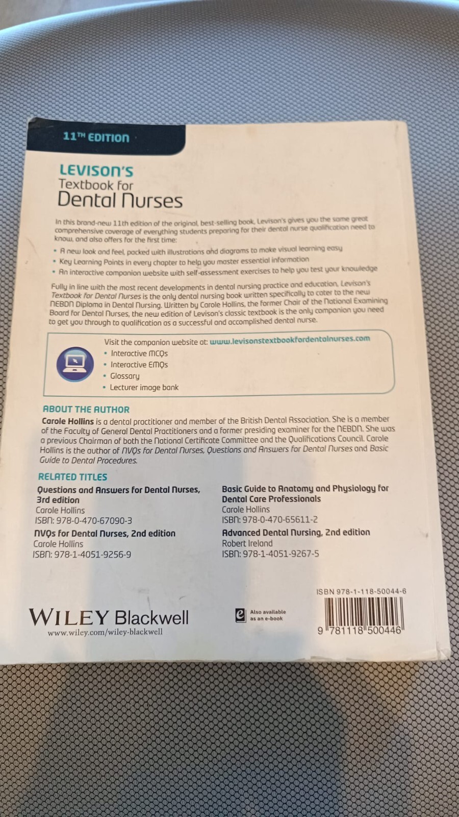 Levison's Textbook for Dental Nurses by Carole Hollins (Paperback, 2013 ...