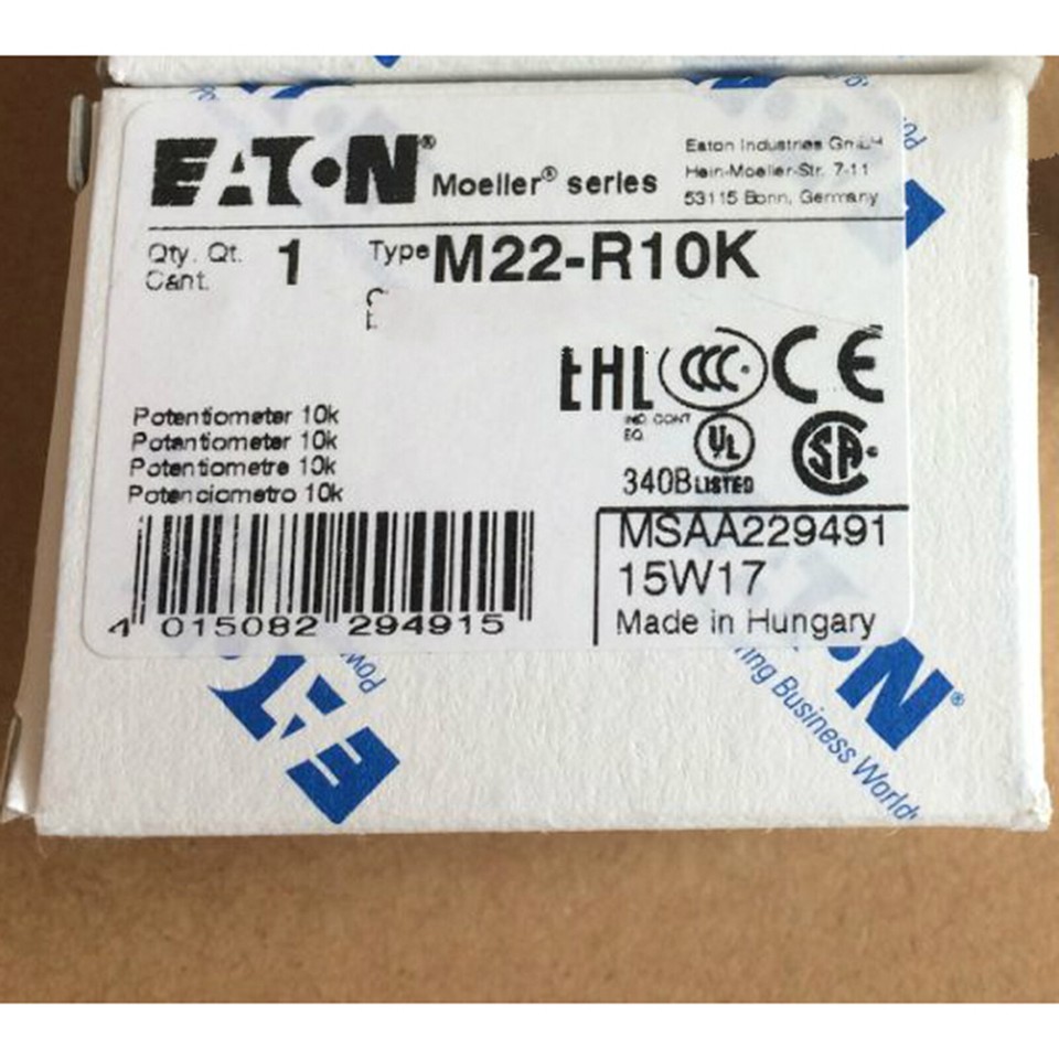 1PC New Eaton moeller Potentiometer M22-R10K Free shipping#LJ ...