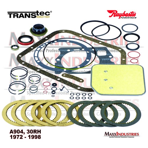 A904 TF6 Transmission Rebuild Kit Transtec Master Kit less Steels 1972 ...