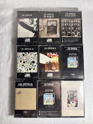 Lot Of Led Zeppelin Cassette Tapes 9 Total | eBay