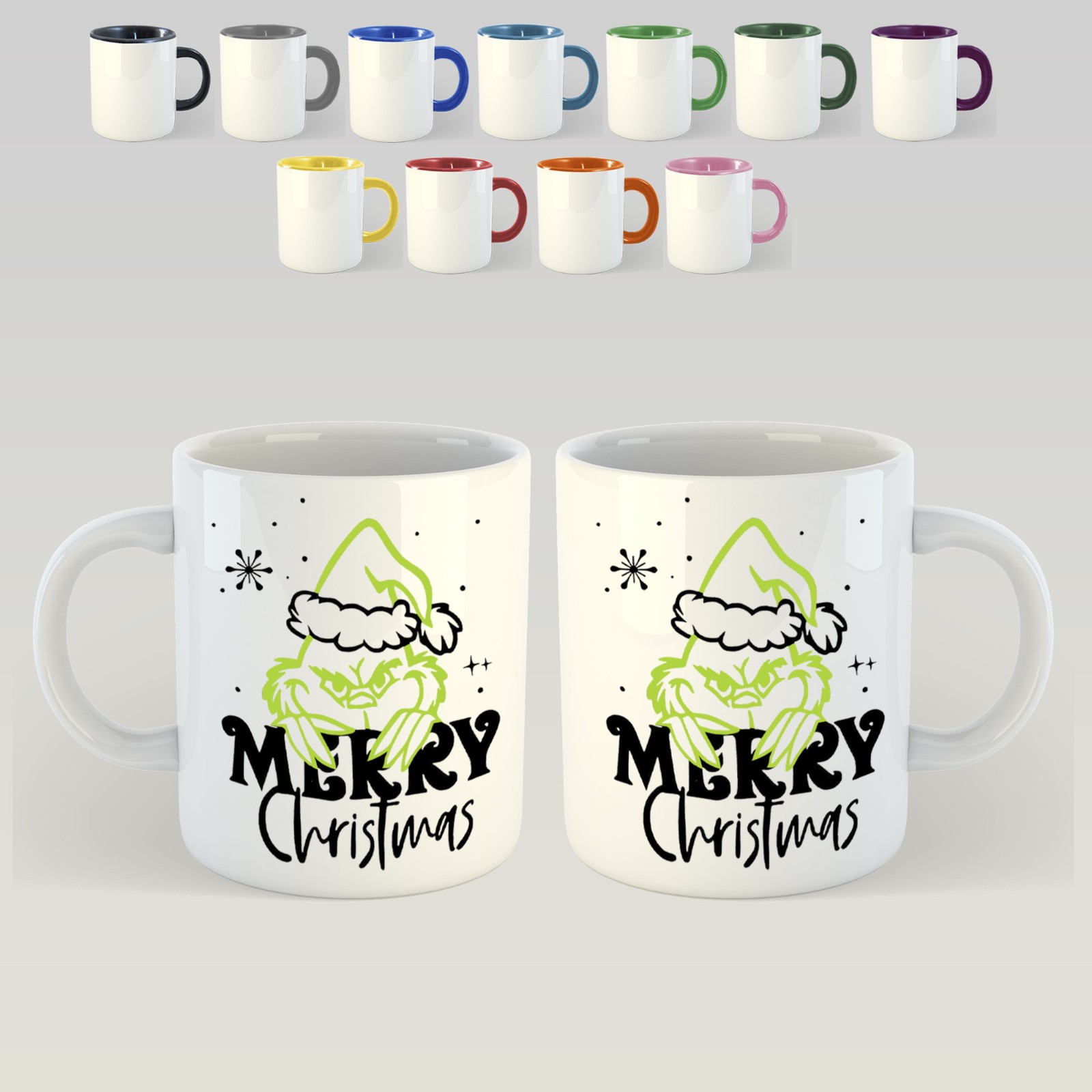 11oz - Scrooge Merry Christmas Funny Jolly Bah Humbug Gift Dad Grandad ...