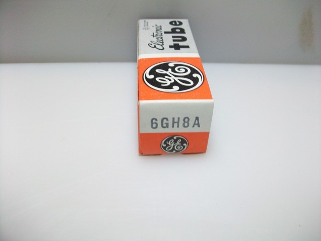 6GH8A GE Vacuum Tubes 3 Valves Radio Amplifier Audio Vintage Tested ...