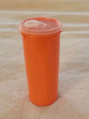 Vintage Tupperware Orange Pitcher Flip Top Lid | eBay