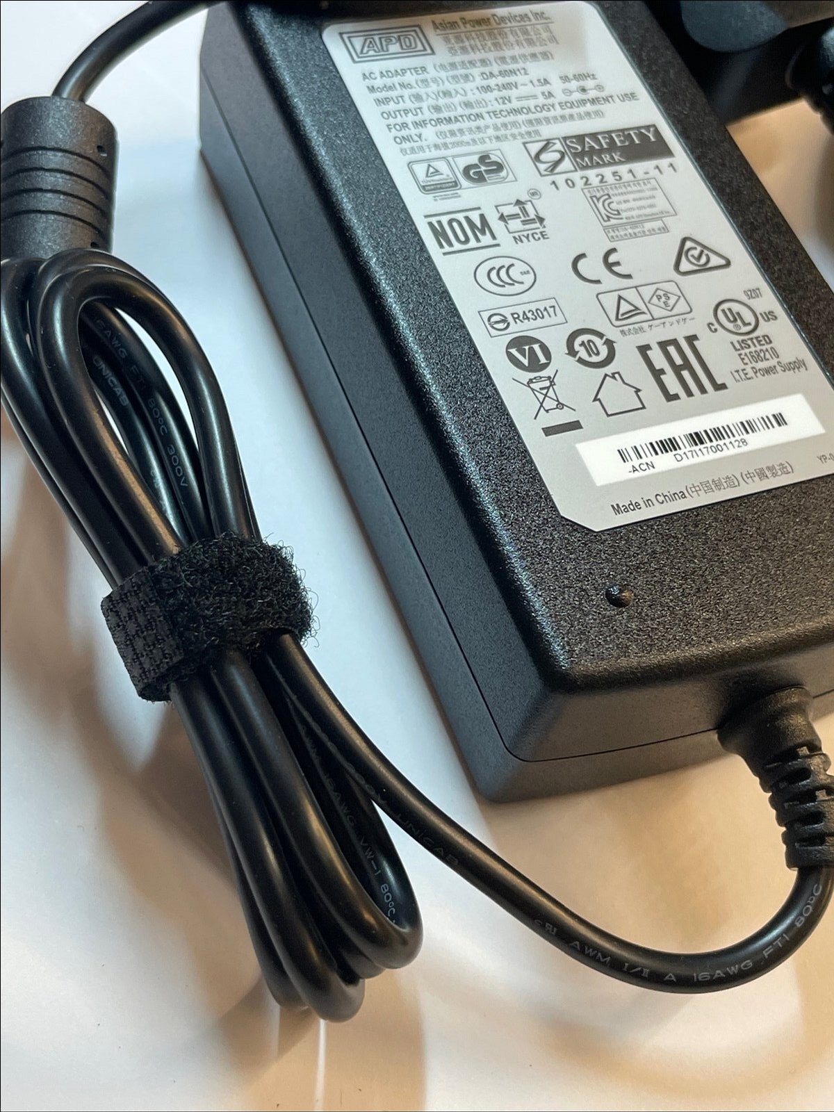 12V Mains 5A AC-DC UK Replacement Power Supply for M & P Medi-Power AD ...